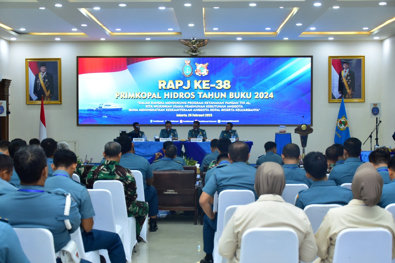 Pushidrosal Gelar RAPJ ke-38 Primkopal Hidros Tahun Buku 2024 - Maritim ...